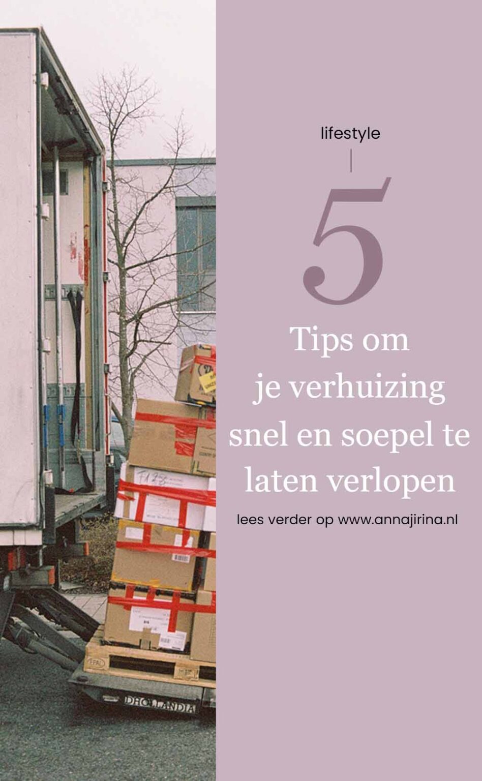 Verhuis tips: Zo verloopt verhuizen snel en soepel! - Anna Jirina